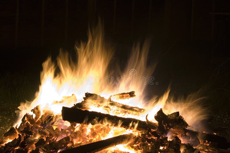 Fire at night stock image. Image of destroy, abstract, heat - 623395