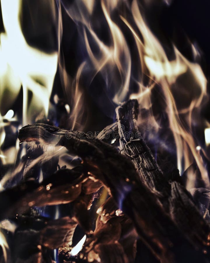 Fire stock photo. Image of camping, fire, night, moscow - 79724886