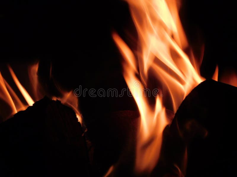 Fire by night 1 stock image. Image of orange, fire, logs - 160853641