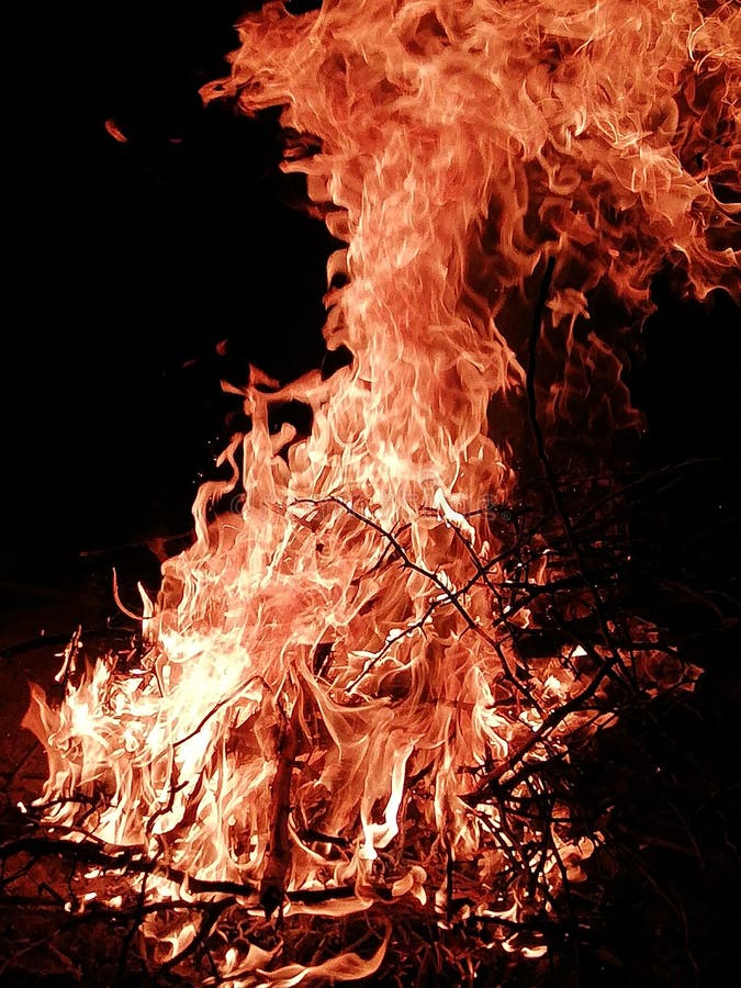 Fire night lamp stock image. Image of firing, fire, night - 125577261