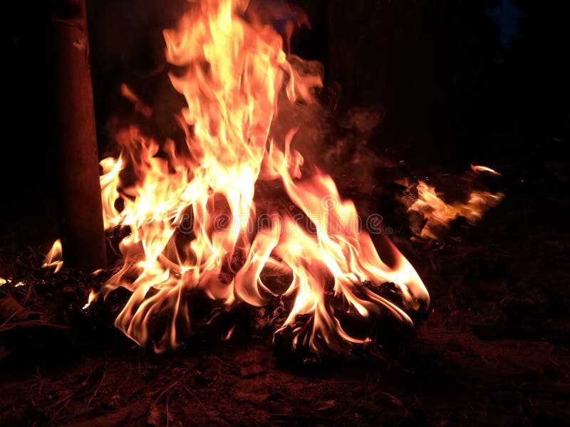 Fire at night stock photo. Image of fire, furious, burning - 146292348