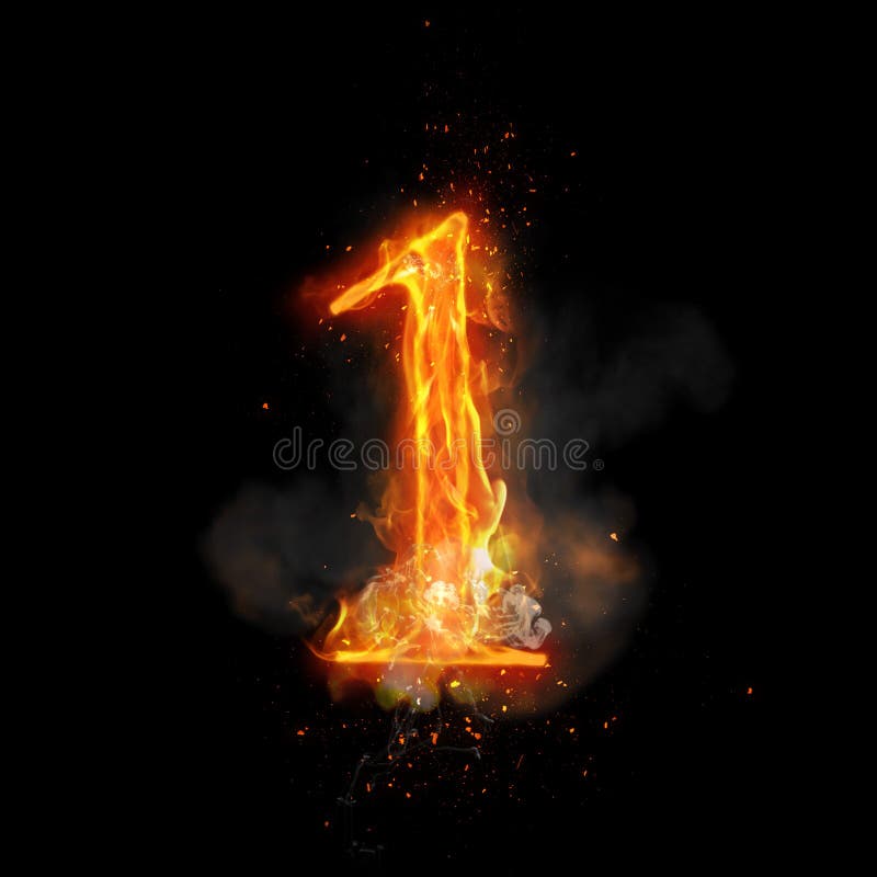 Number One Fiery Red Stock Illustrations – 54 Number One Fiery Red ...