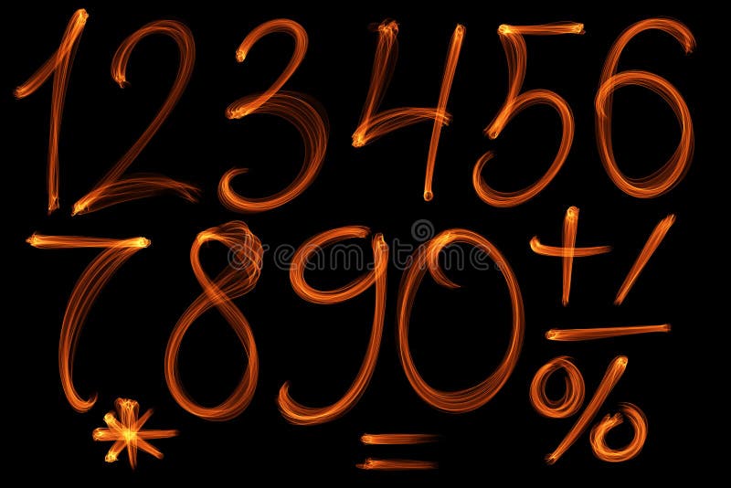 Melted Numbers Stock Illustrations – 191 Melted Numbers Stock ...