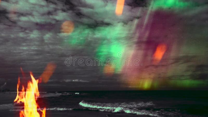 Fire in the open sky stock footage. Video of fantasy - 182180278