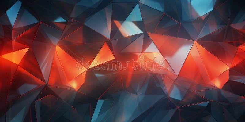 Fire Opal Crystal Creative Abstract Geometric Wallpaper. Stock ...