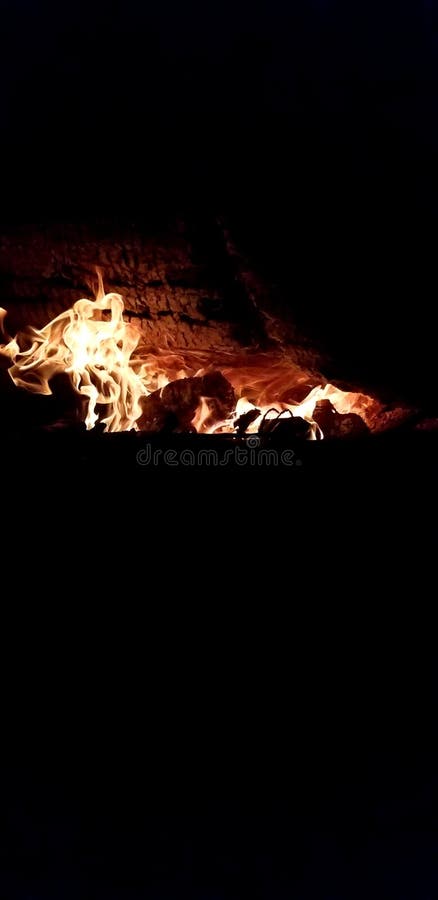 Fire stock image. Image of menacing, looked, campfire - 125134127