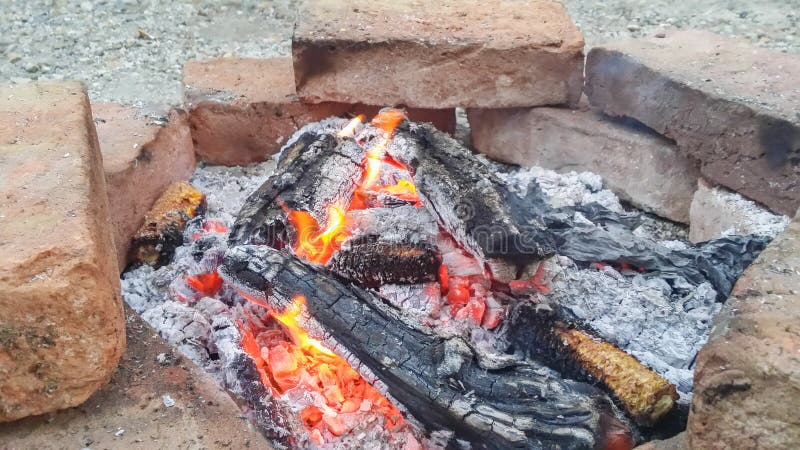 Fire outdoor stock photo. Image of wood, outdoor, daylight - 44547816