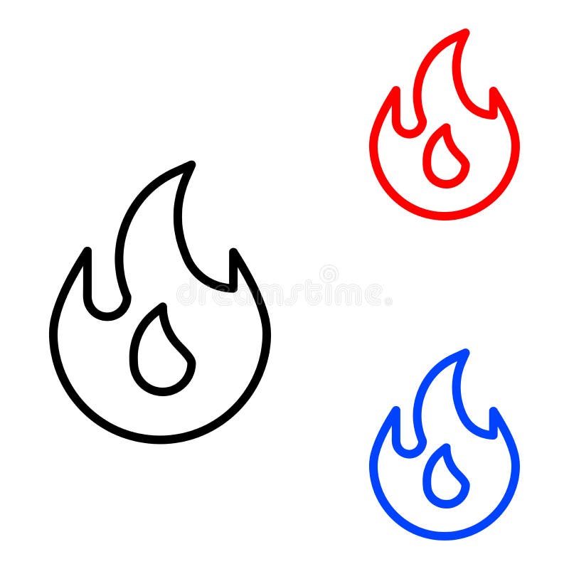 Fire Outline Stock Illustrations – 87,833 Fire Outline Stock ...