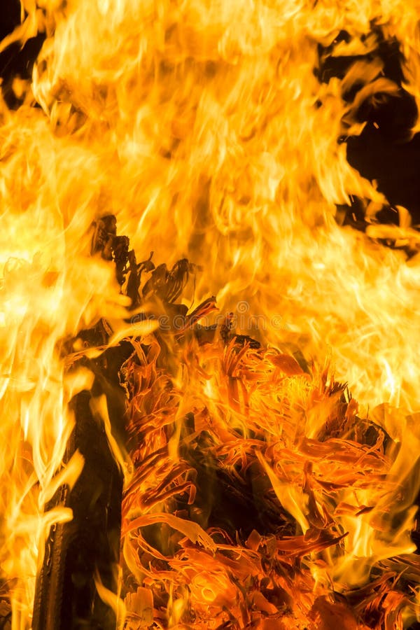 Outside Fire in a Camping Base Stock Photo - Image of base, view: 84961976