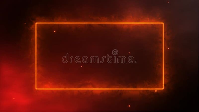 Fire Particle with Frame Green Screen Background Stock Footage - Video ...