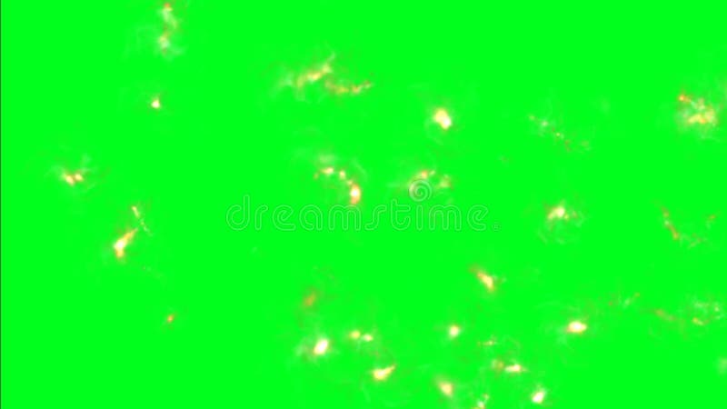4k Fire Particles Green Screen Motion Graphics. Stock Video - Video of ...