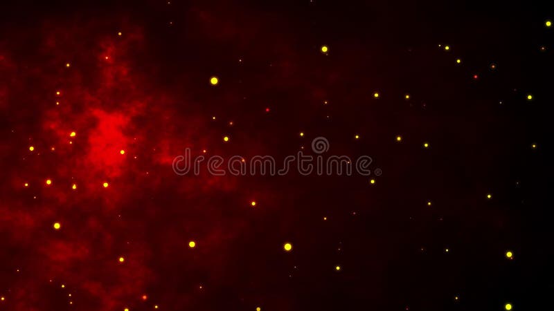 Fire Particles with Smoke with Gradient Red Background Stock Footage ...