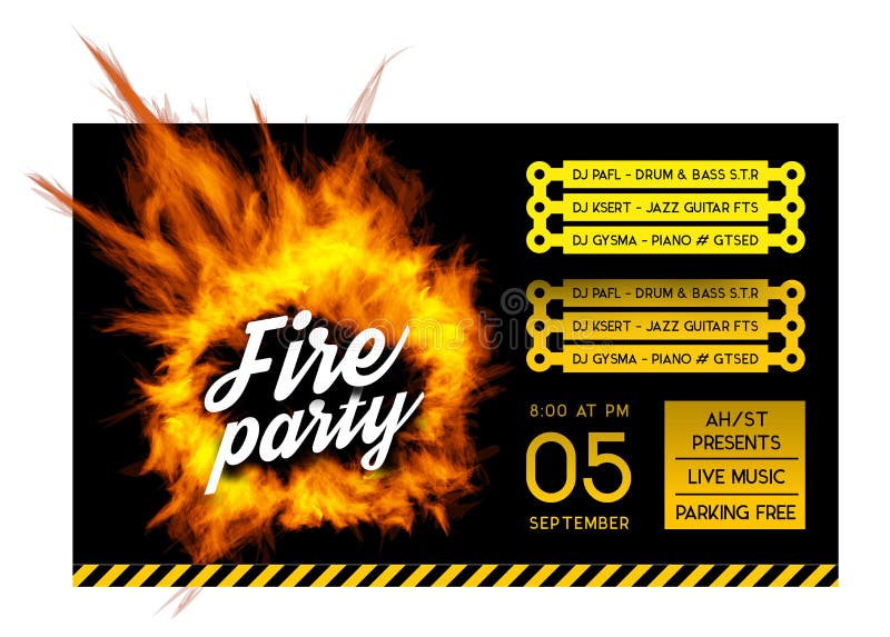 Smoke Party Flyer Template Stock Illustrations – 1,238 Smoke Party ...