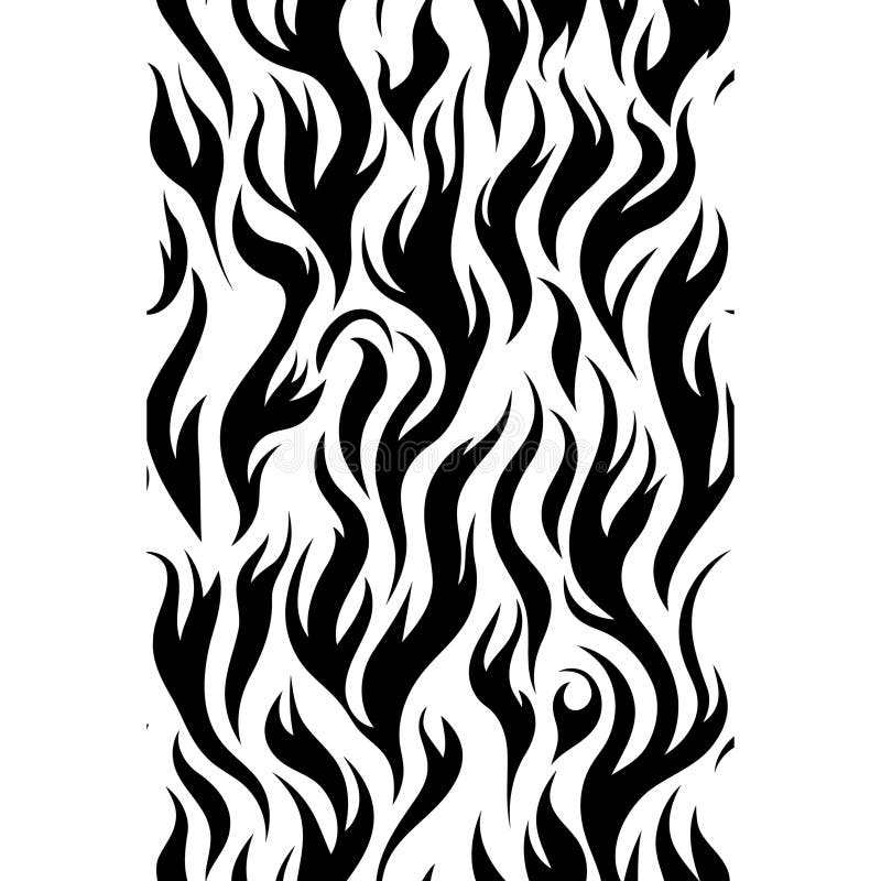 Fire Pattern for Backgrounds Stock Illustration - Illustration of ...