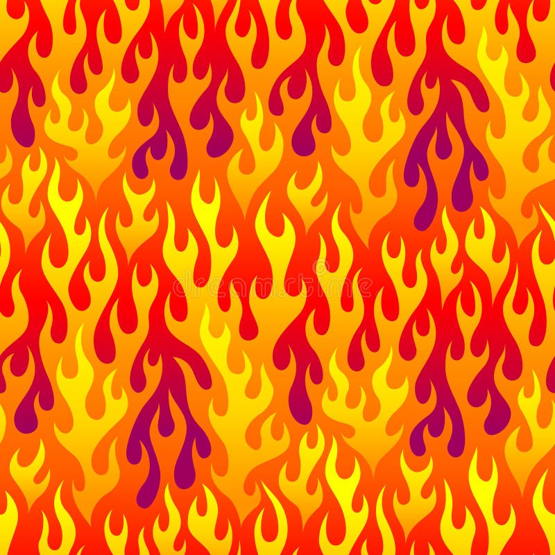 Fire pattern stock vector. Illustration of decoration - 62455765
