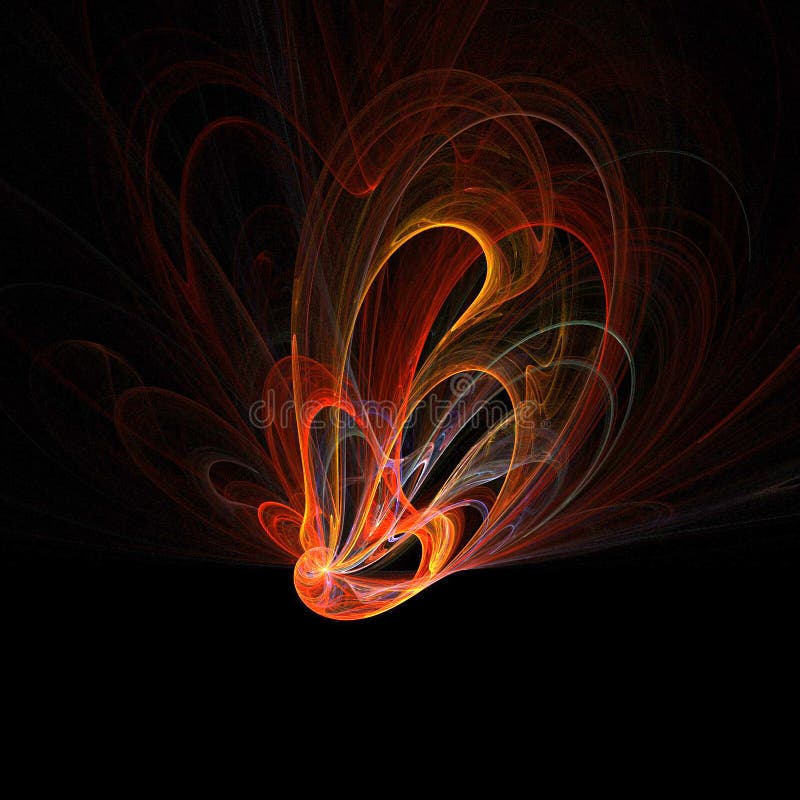 Fire peacock stock illustration. Illustration of positive - 775332