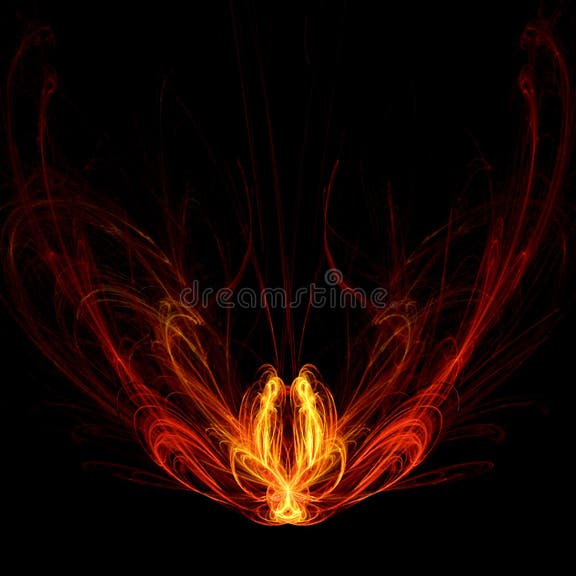 Fire peacock stock illustration. Illustration of depth - 807079