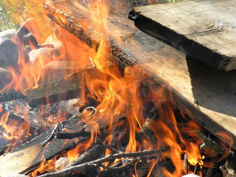 Fire Pit stock photo. Image of stuff, wood, burn, fire - 1051058