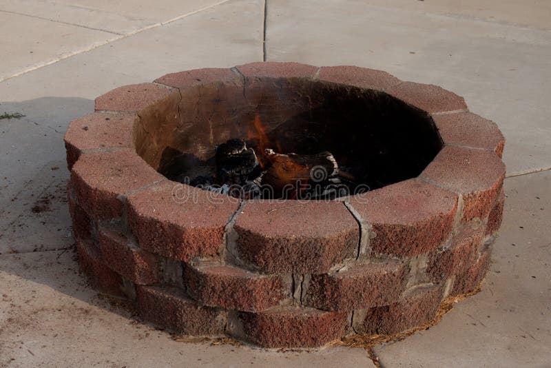 Fire Pit stock photo. Image of fire, backyard, flame - 20922702