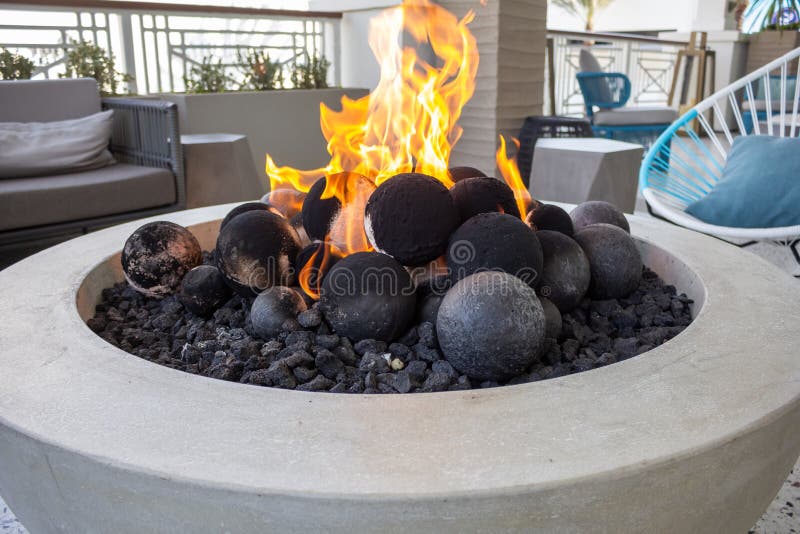 Fire pit stock photo. Image of rust, coals, shelf, yard - 176954990