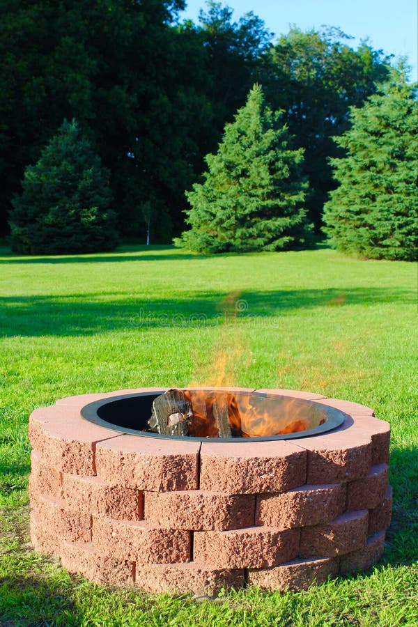 Fire pit stock image. Image of enjoyable, enjoy, chilly - 53927583
