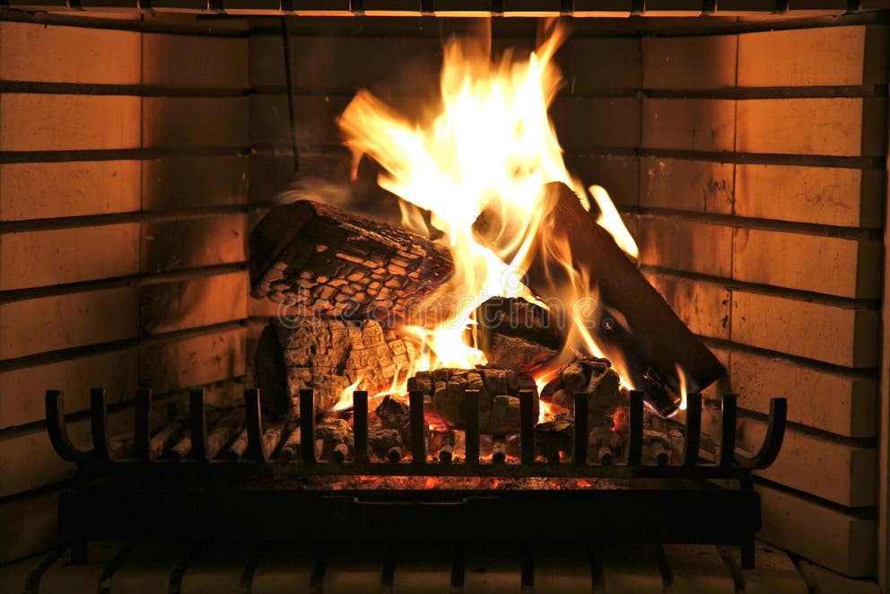 Fire place stock image. Image of romantic, place, heat - 23484369
