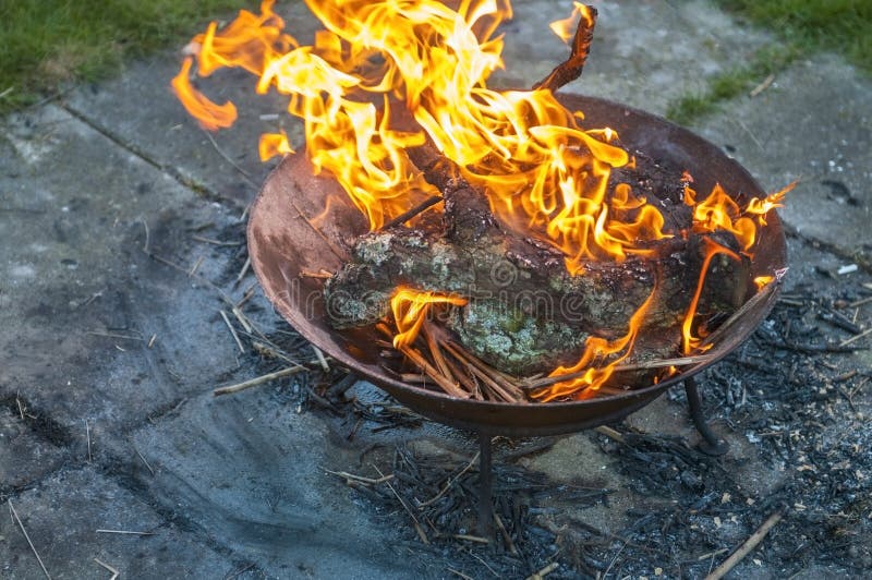 Fire place 3 stock photo. Image of close, outdoors, bonfire - 77765844