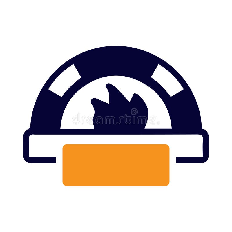 Fire, Place, Home, Fire Place, Fireplace with Burning Fire Icon Stock ...