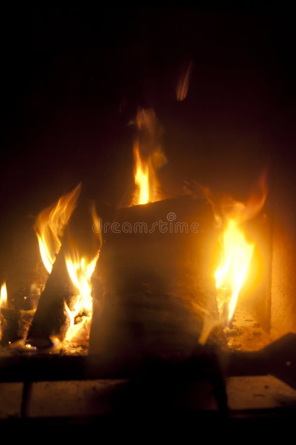 Fire Place stock image. Image of pleasantness, flames - 48821493