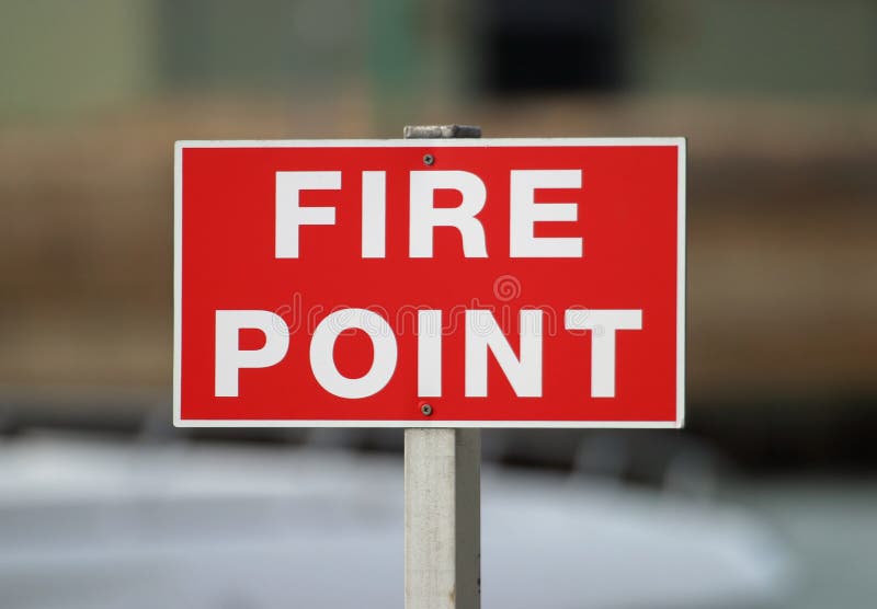 Fire Point stock photo. Image of post, sign, point, steel - 71502