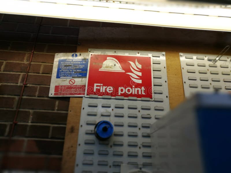 Fire point sign stock image. Image of industry, point - 80066635