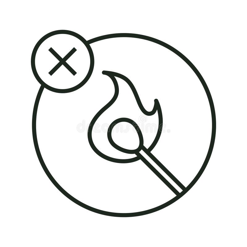 Fire prevention sign stock vector. Illustration of equipment - 273054810