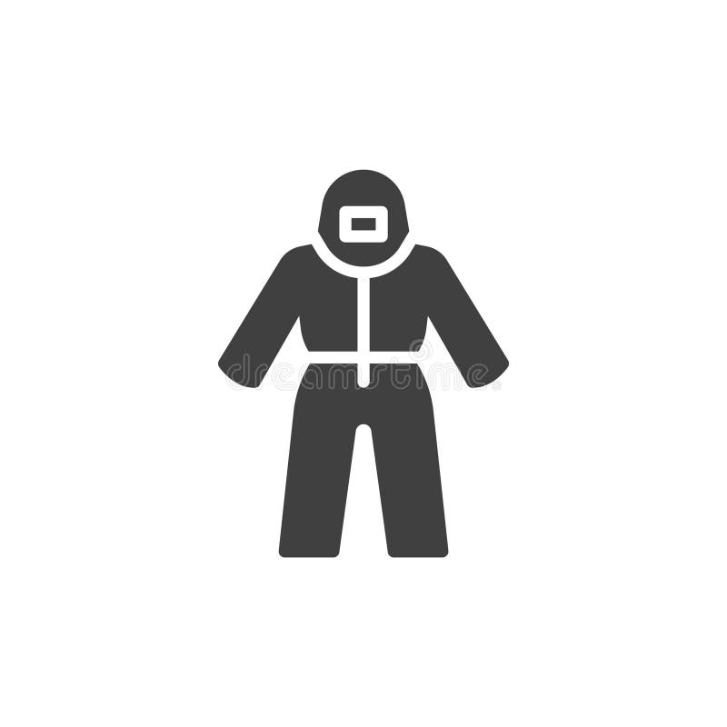 Fire Protection Coverall Vector Icon Stock Vector - Illustration of ...