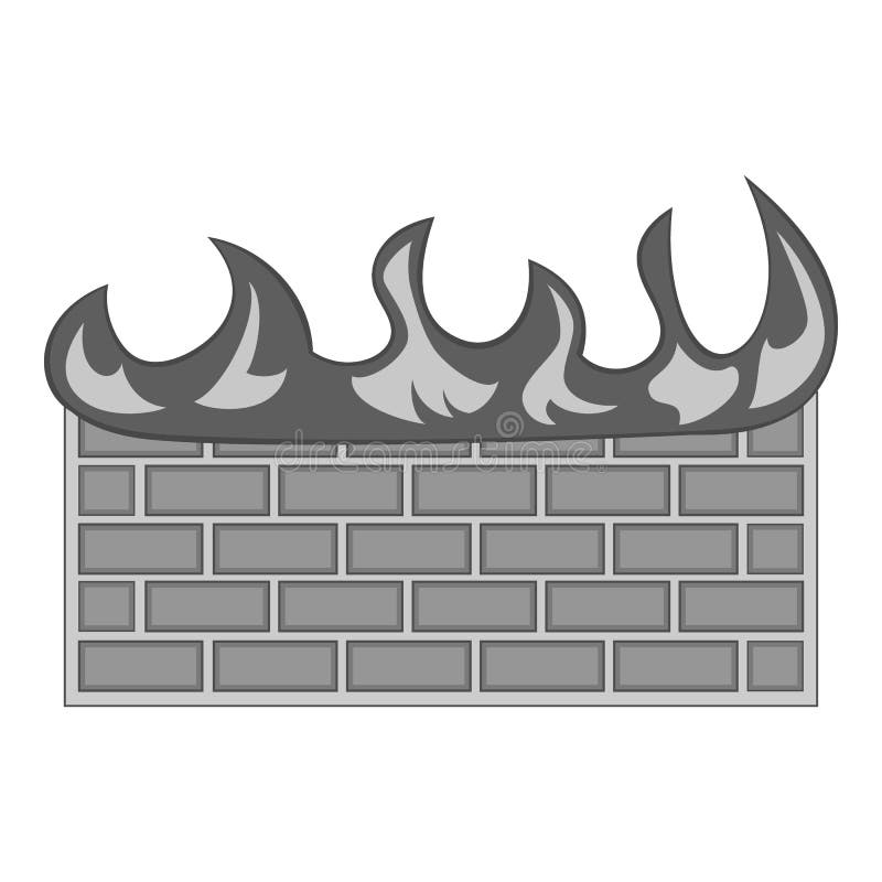 Fire Protection Icon, Cartoon Style Stock Vector - Illustration of ...