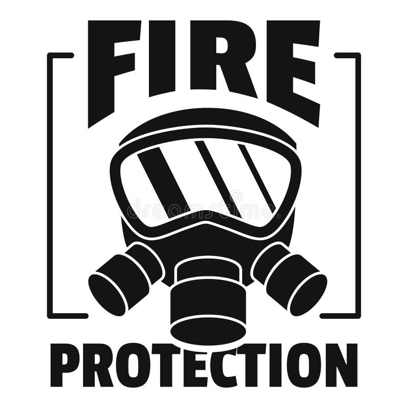 Fire Protection Department Logo, Simple Style Stock Vector ...
