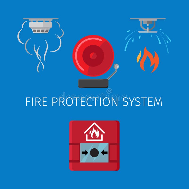 Fire Protection System Stock Illustrations – 3,774 Fire Protection ...
