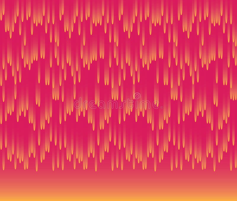 Fire Rain, Lava. Colorful Abstract Liquid Horizontal Seamless ...