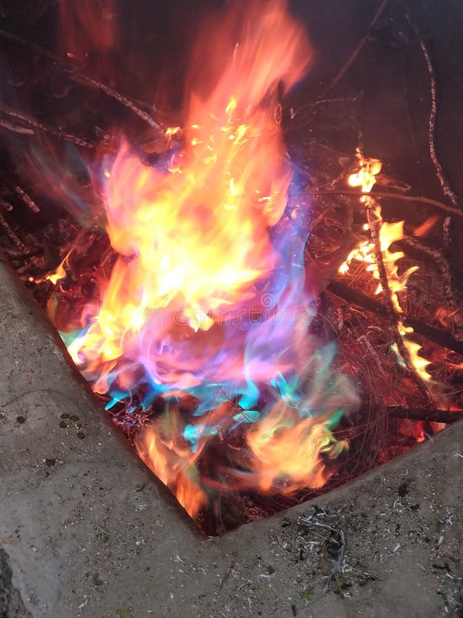 Fire Rainbow stock photo. Image of natural, color, real - 96496078