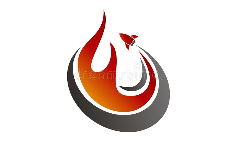 Fire Rapid Template stock vector. Illustration of movement - 104815765