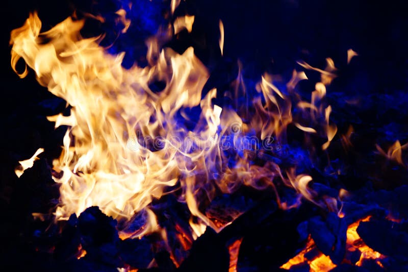 Colored Fire Wallpaper