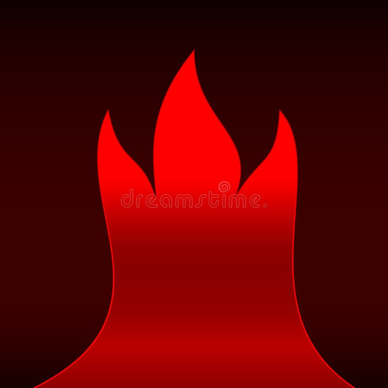 Fire Red Isolate, Illustration, Cartoon Stock Vector - Illustration of ...