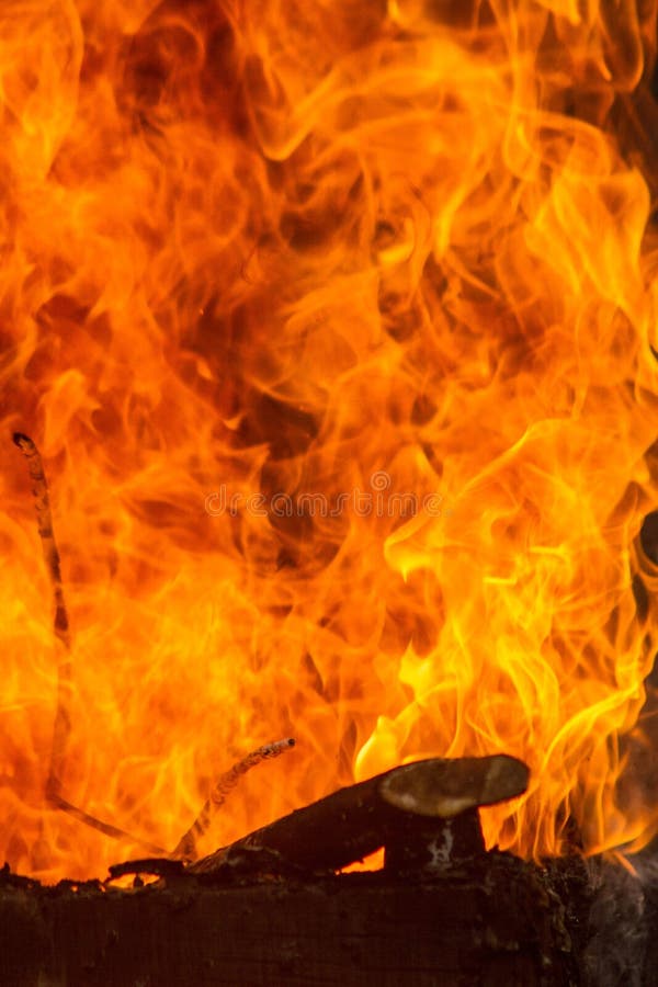 Fire from below stock image. Image of summer, plates - 99323325