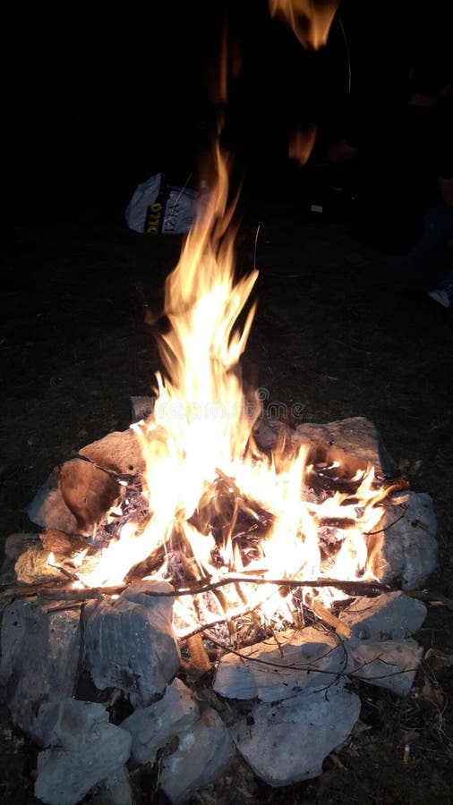 Fire red night stock image. Image of night, fire, cold - 130815261