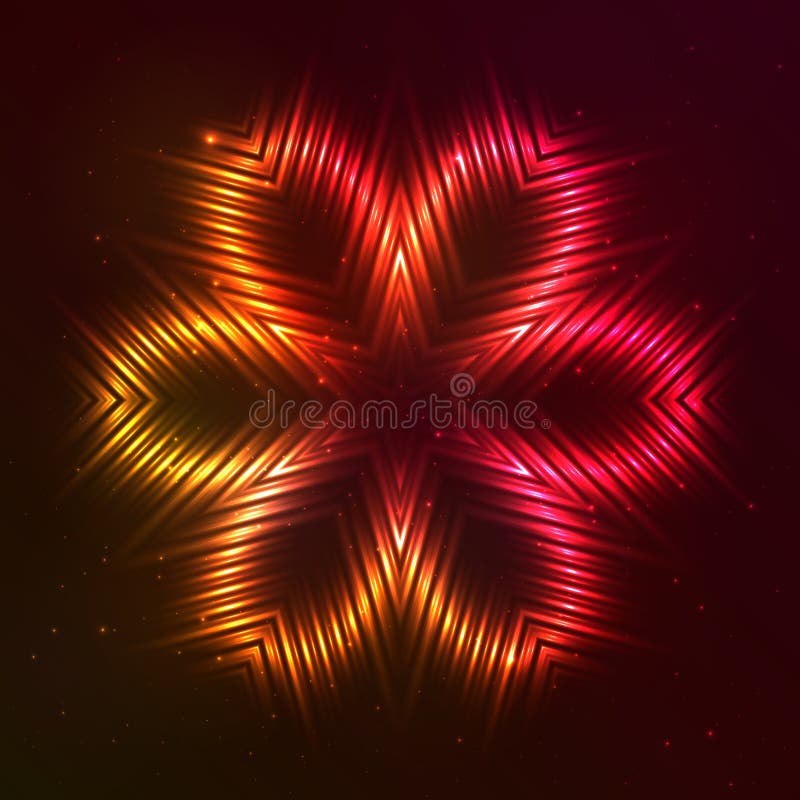Fire red star stock illustration. Illustration of celebration - 41353673