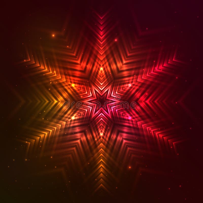 Fire red vector star stock vector. Illustration of december - 41353608