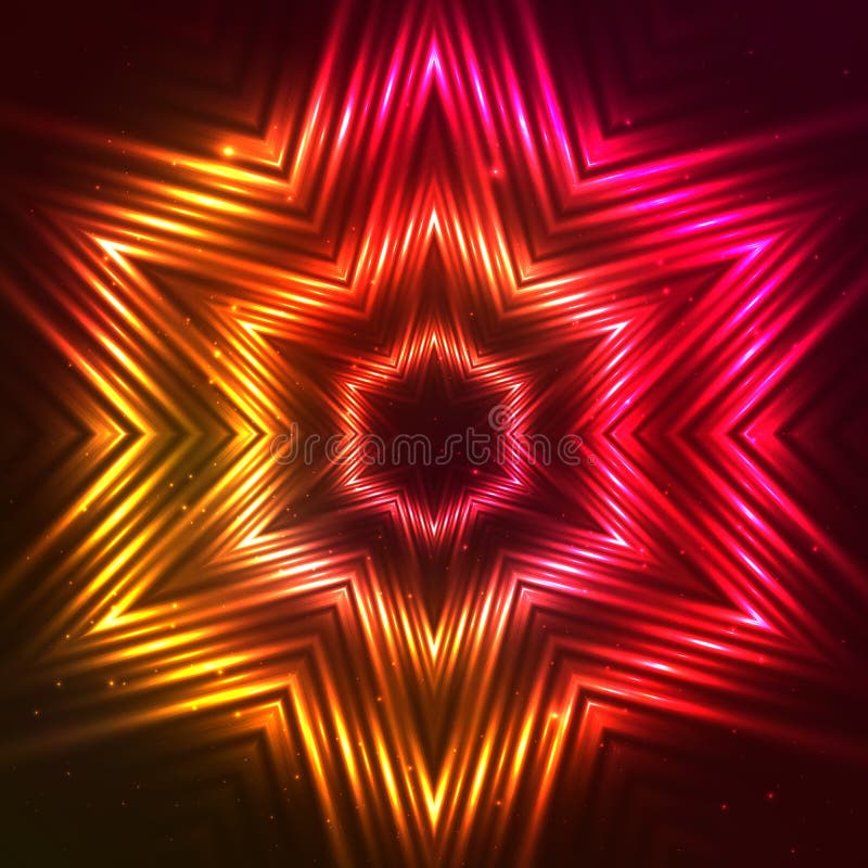 Fire red vector star stock vector. Illustration of flake - 41353707