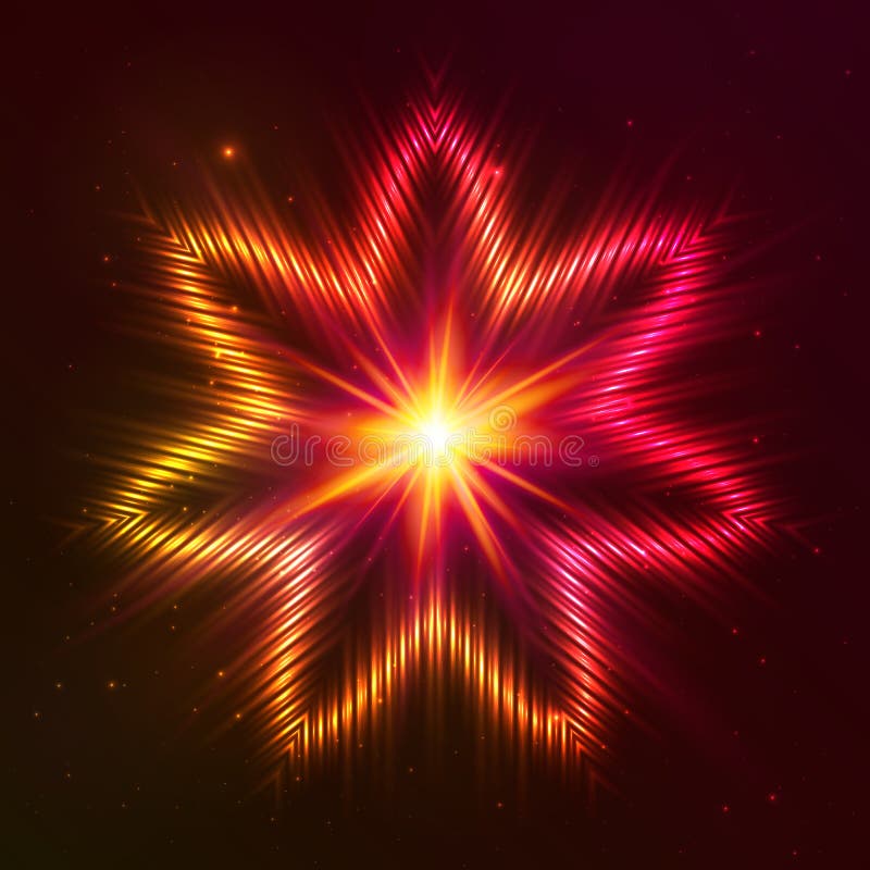 Fire red vector star stock vector. Illustration of diamond - 41353655