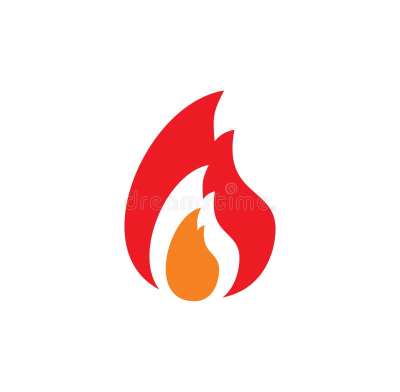 Fire Related Icon on Background for Graphic and Web Design. Creative ...