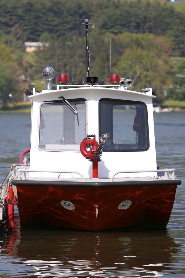 Fire Rescue Boat stock image. Image of fire, rescue, marine - 875573
