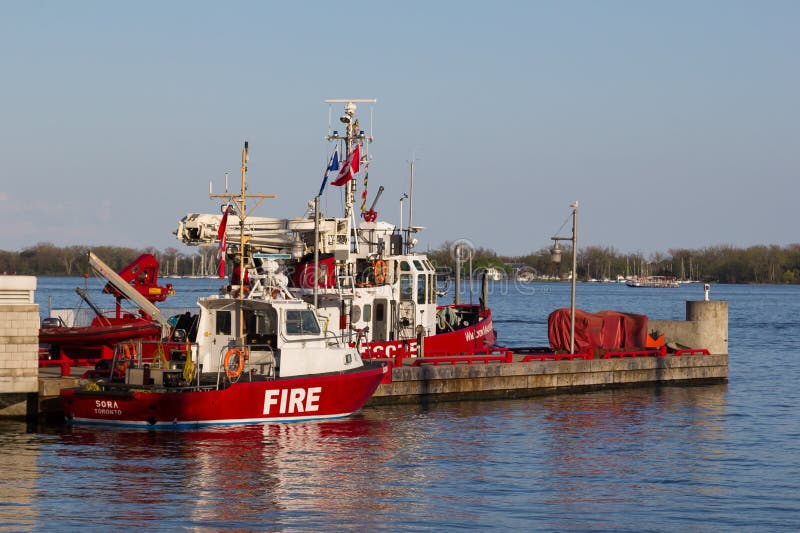 Fire and Rescue Boats Toronto Editorial Photo - Image of view, rescue ...